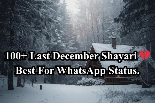 100+ Last December Shayari 💔Best For WhatsApp Status